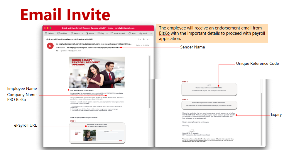 BizKo - BPI ePayroll Email & SMS Invite – Help Center